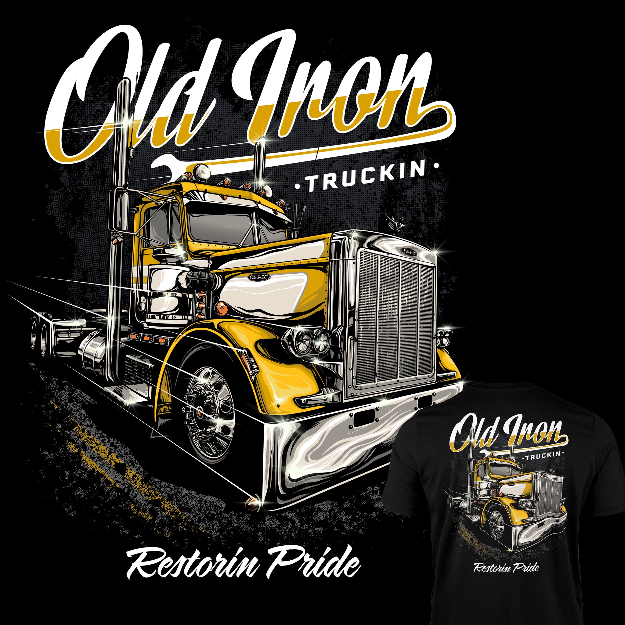 Restorin Pride Old Iron T- Shirt – Old Iron Truckin